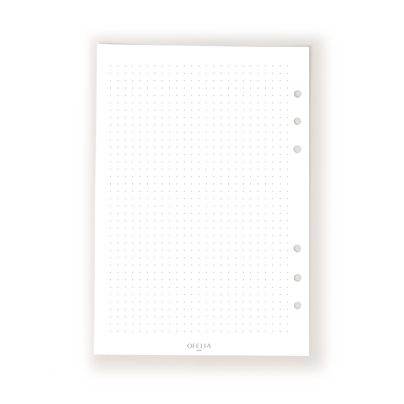 Hojas con puntos – Ofelia Mia